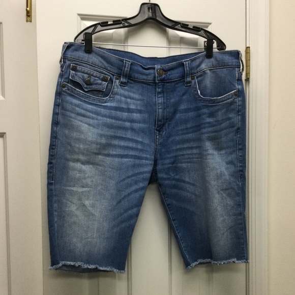True Religion | Shorts | Mens Blue Denim Shorts | Poshmark
